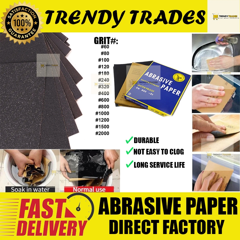 ABRASIVE PAPER WATERPROOF , LIHA , MAGASPANG NA PAPEL , ORDINARY NA ...