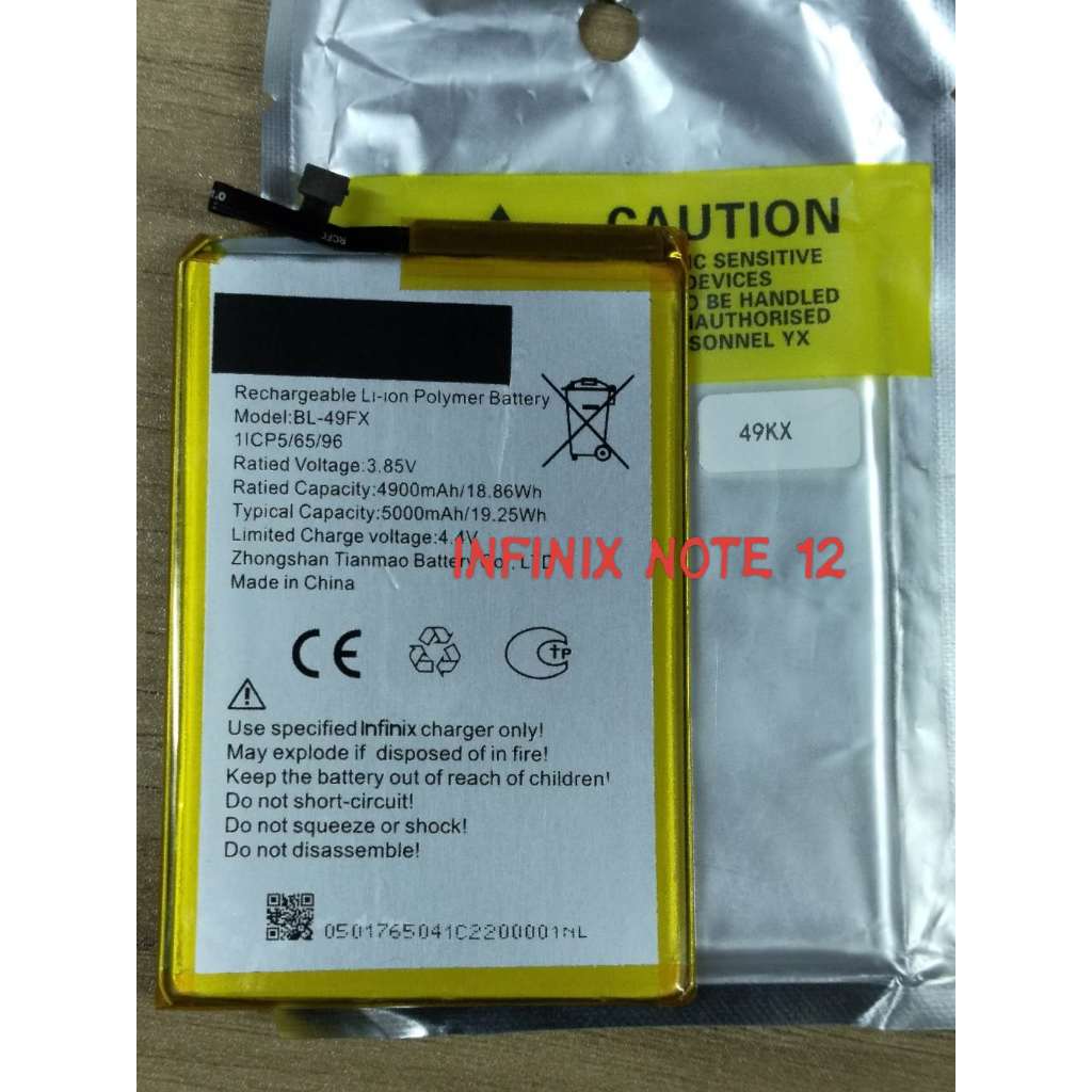INFINIX NOTE 12/BL-49KX BATTERY REPLACEMENT | Shopee Philippines