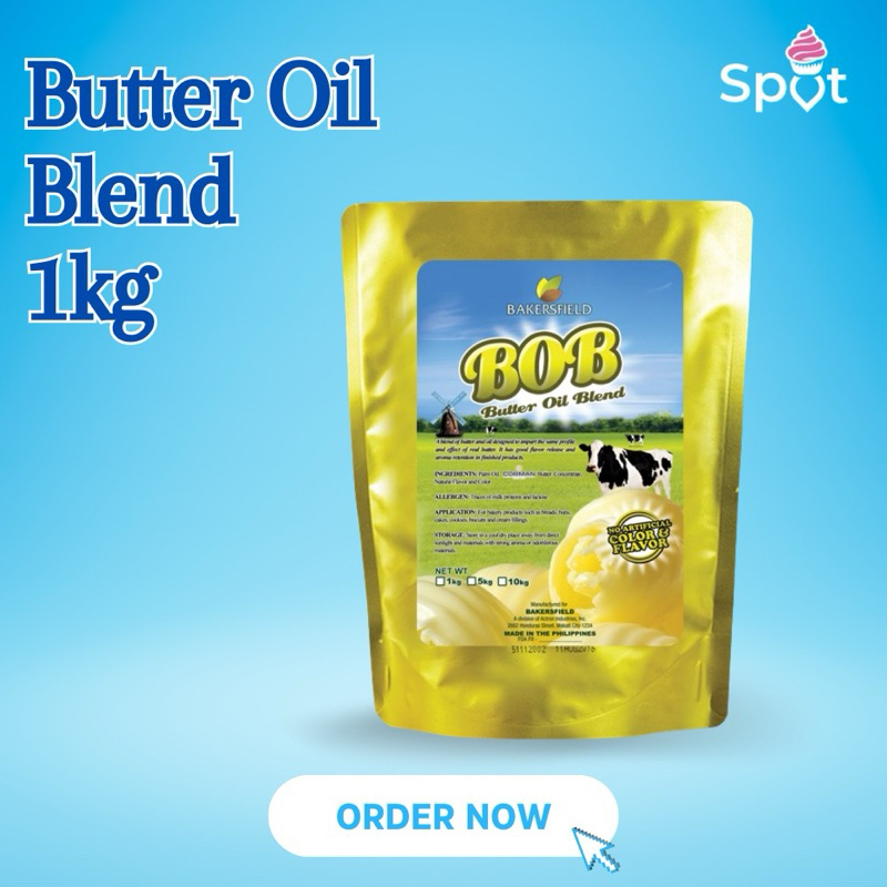 Bakersfield Butter Oil Blend 1kg | SEPTEMBER 2025 Expiry | Shopee ...