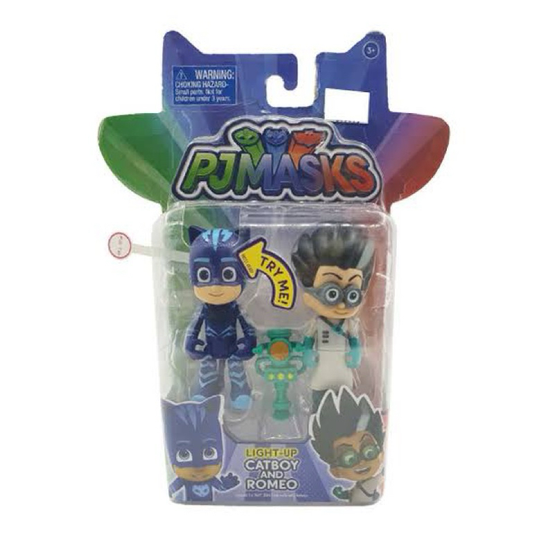 PJ Masks Light-Up Catboy And Romeo 2 Figure Pack Set | Shopee Philippines