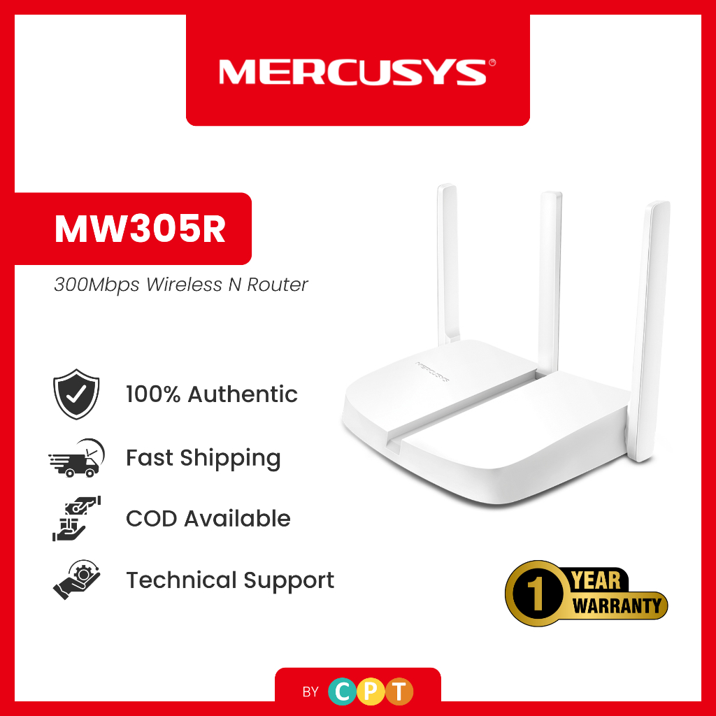 Mercusys | MW305R | N300 | 300Mbps | Wireless N | Wi-Fi | Home | Office ...