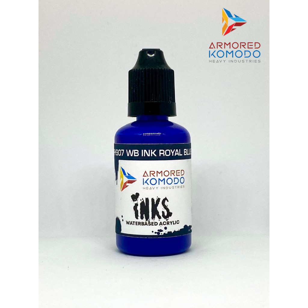 Royal Blue Waterbased Ink PH907 30ml Armored Komodo Waterbased Acrylics | Shopee Philippines