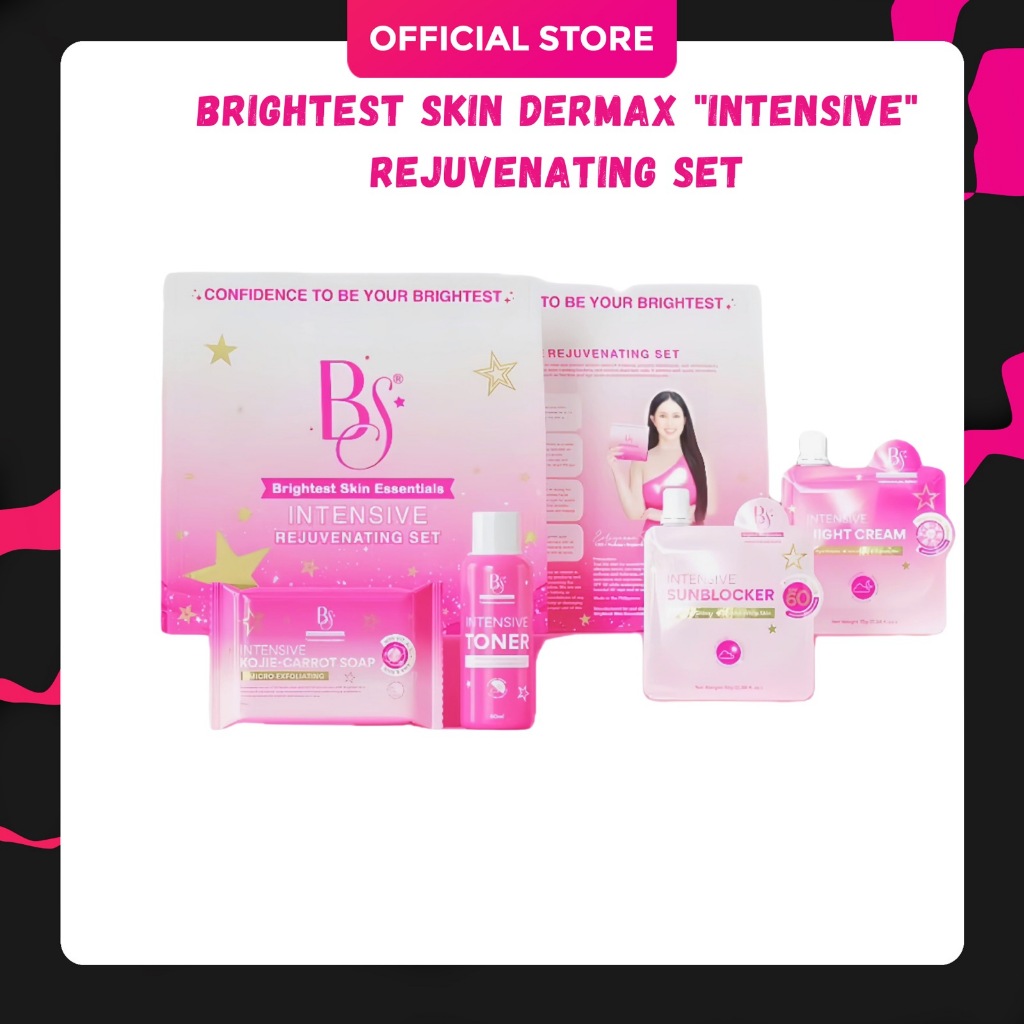 BRIGHTEST SKIN DERMAX "INTENSIVE" REJUVENATING SET | Shopee Philippines