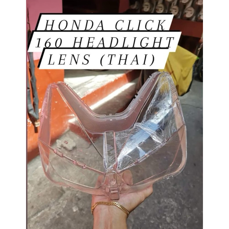 HONDA CLICK 160 HEADLIGHT LENS (thailand made) | Shopee Philippines