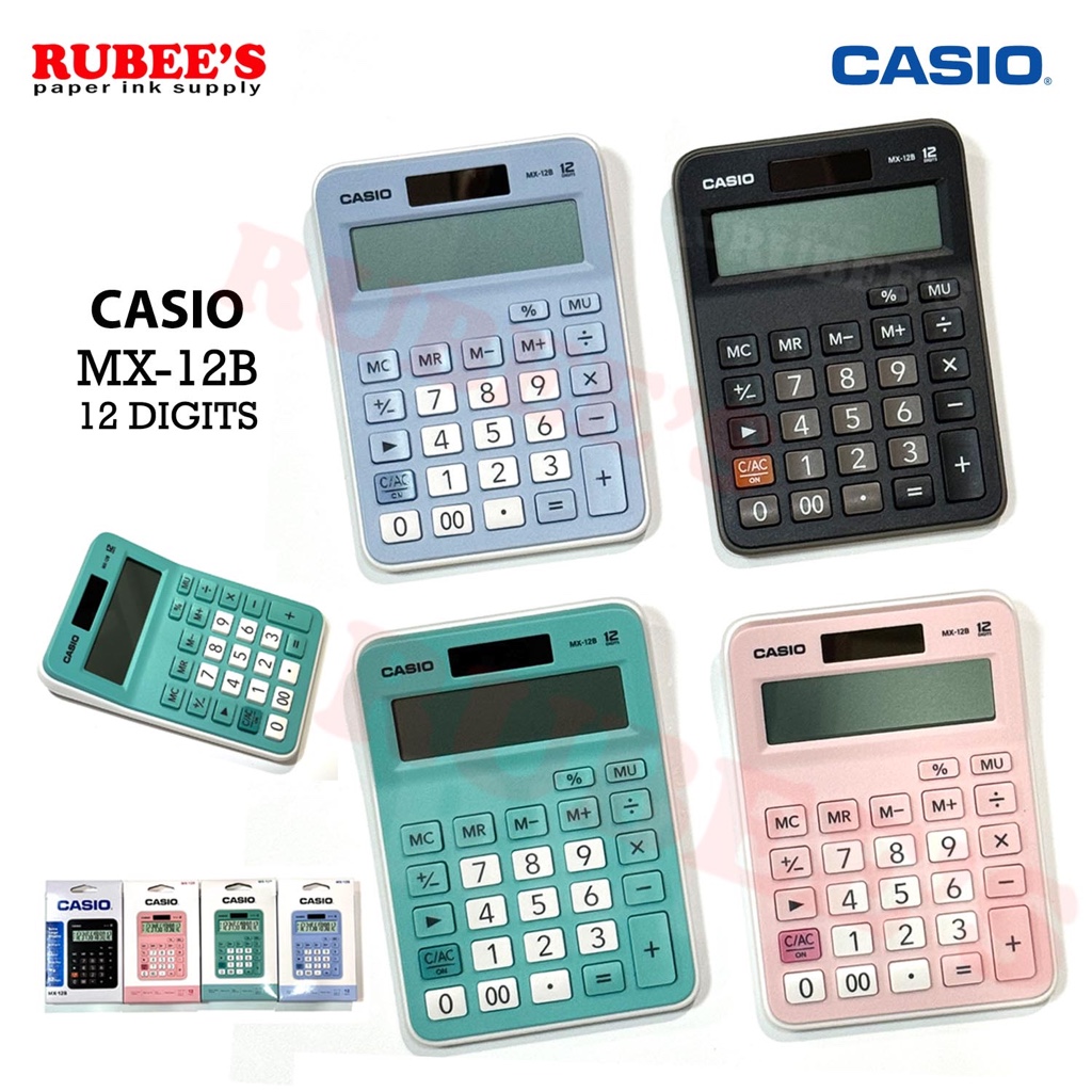 Casio MX-12B Value Series Basic Calculator for Business (100% Original ...