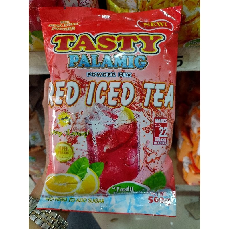 Tasty Palamig Red Iced Tea Powder 500grams | Shopee Philippines