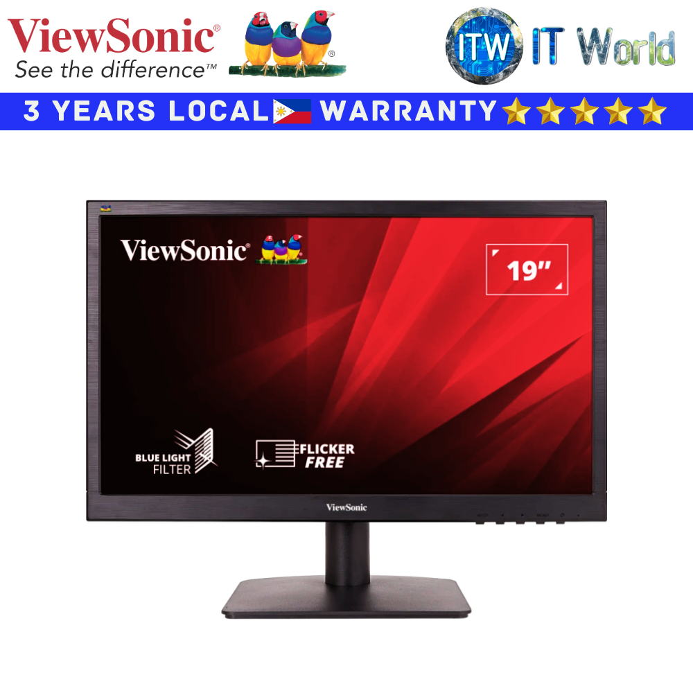 Itw | Viewsonic Monitor 19" (1366x768 WXGA) / 60Hz / TN Technology ...