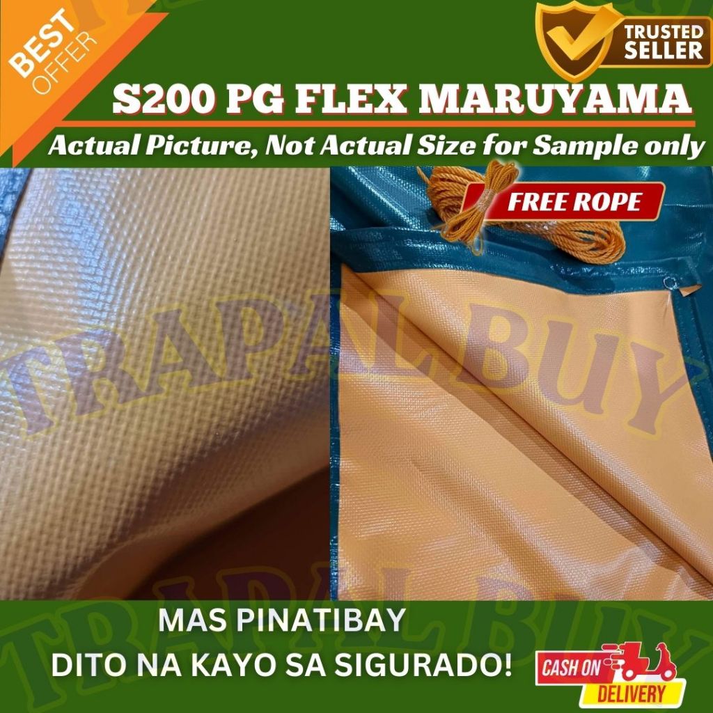 S200 10ft x 16ft ORIGINAL PG FLEX MARUYAMA TOLDA LONA TRAPAL TARPAULIN ...