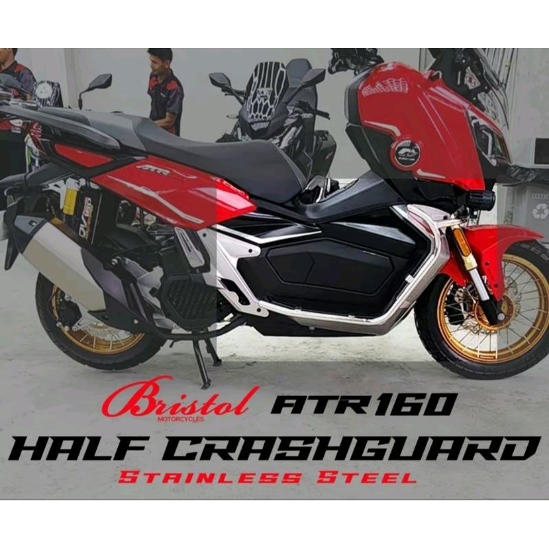 BRISTOL ATR 160 STAINLESS HALF CRASH GUARD | Shopee Philippines