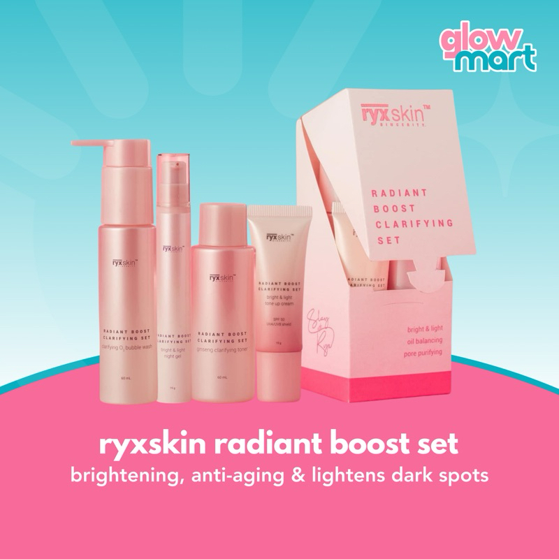 Ryx Skin Radiant Boost Clarifying Set Korean Beauty Formula | Shopee ...