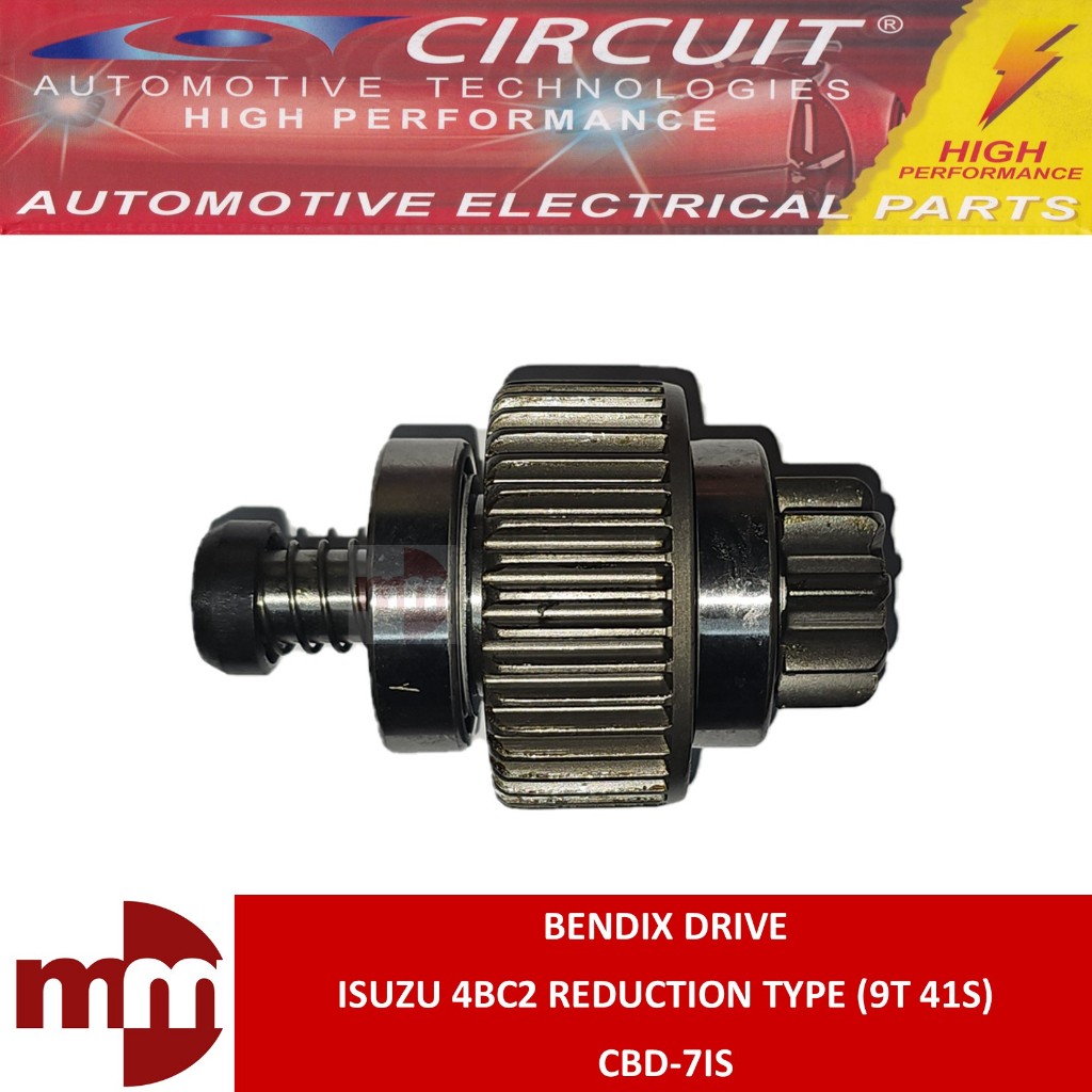 CIRCUIT Bendix Drive for ISUZU 4BC2 REDUCTION TYPE (8-94334-976-0) CBD ...