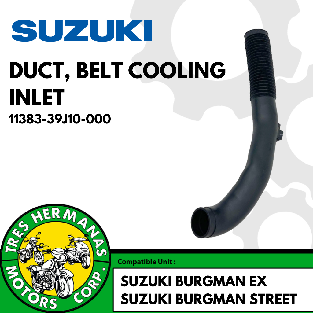 DUCT,BELT COOLING INLET FOR SUZUKI MOTORCYCLE : BURGMAN STREET, EX ...