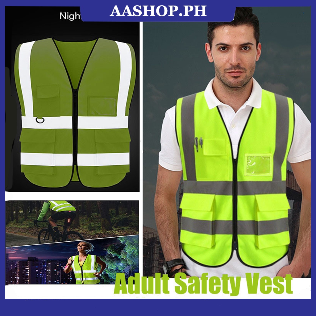 Best Reflector Safety Vest with Pocket Warning Reflectorized Vest ...