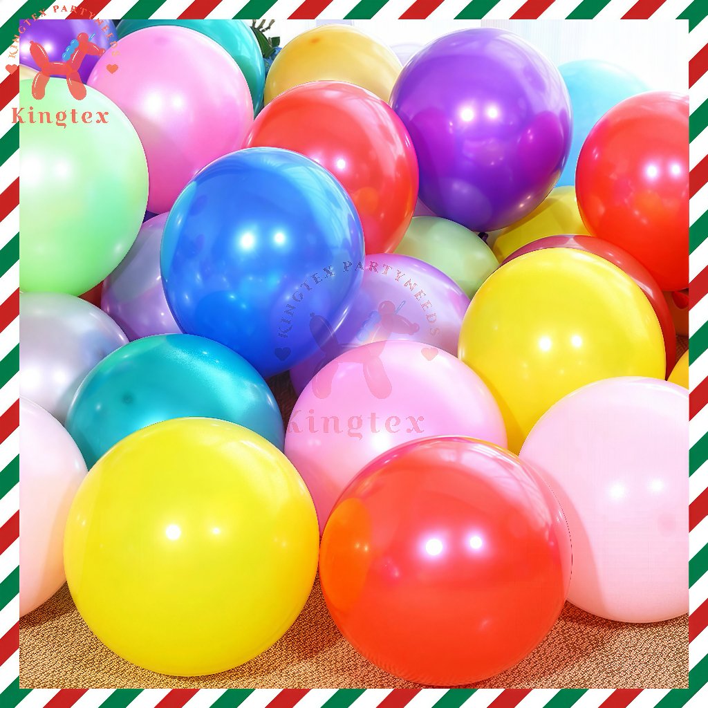 10pcs 5 10 12 inch metallic balloon rubber balloons birthday wedding ...