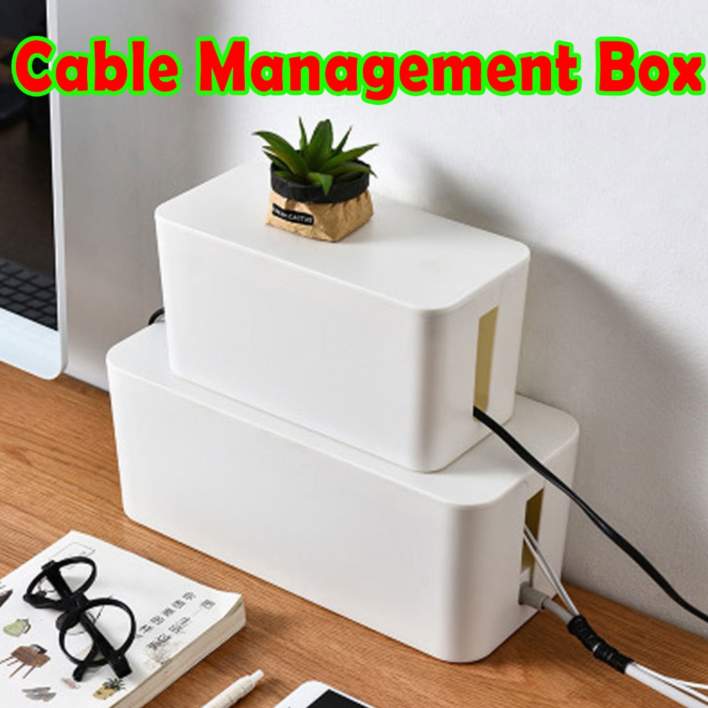 Cable Management Box, Cord Organizer Box, Power Strip Charger Adapter ...