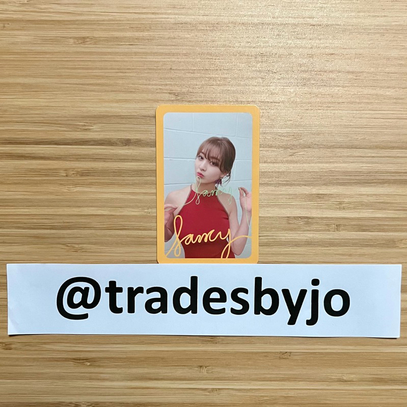 TWICE - Fancy You FY Jihyo Fancy Sign Official Album Photocard | Shopee Philippines