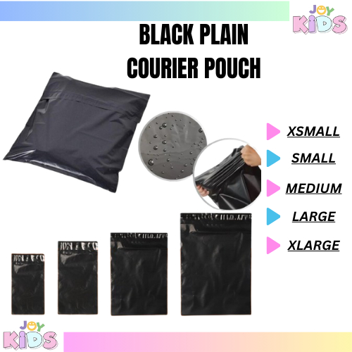 100pcs black courier pouch plain pouch express pouch Parcel Pouch ...