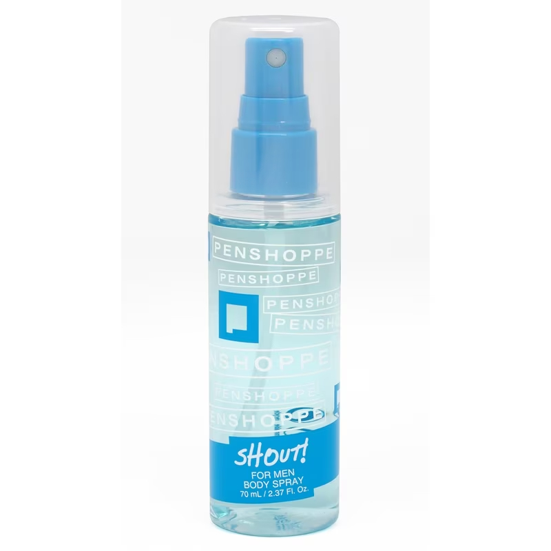 Shout Blue Body Spray for Men 70ml (no cap) | Shopee Philippines