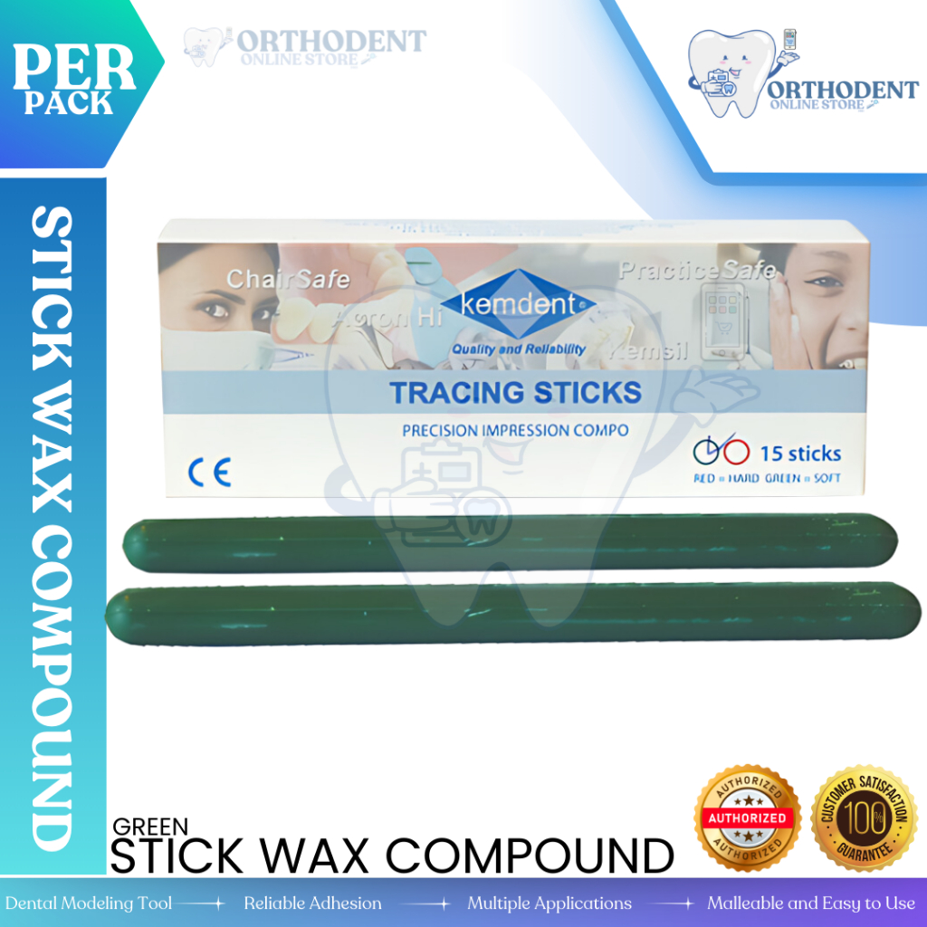 1 PIECE Green Stick Wax Compound: Premium Dental Impression Sticks for ...