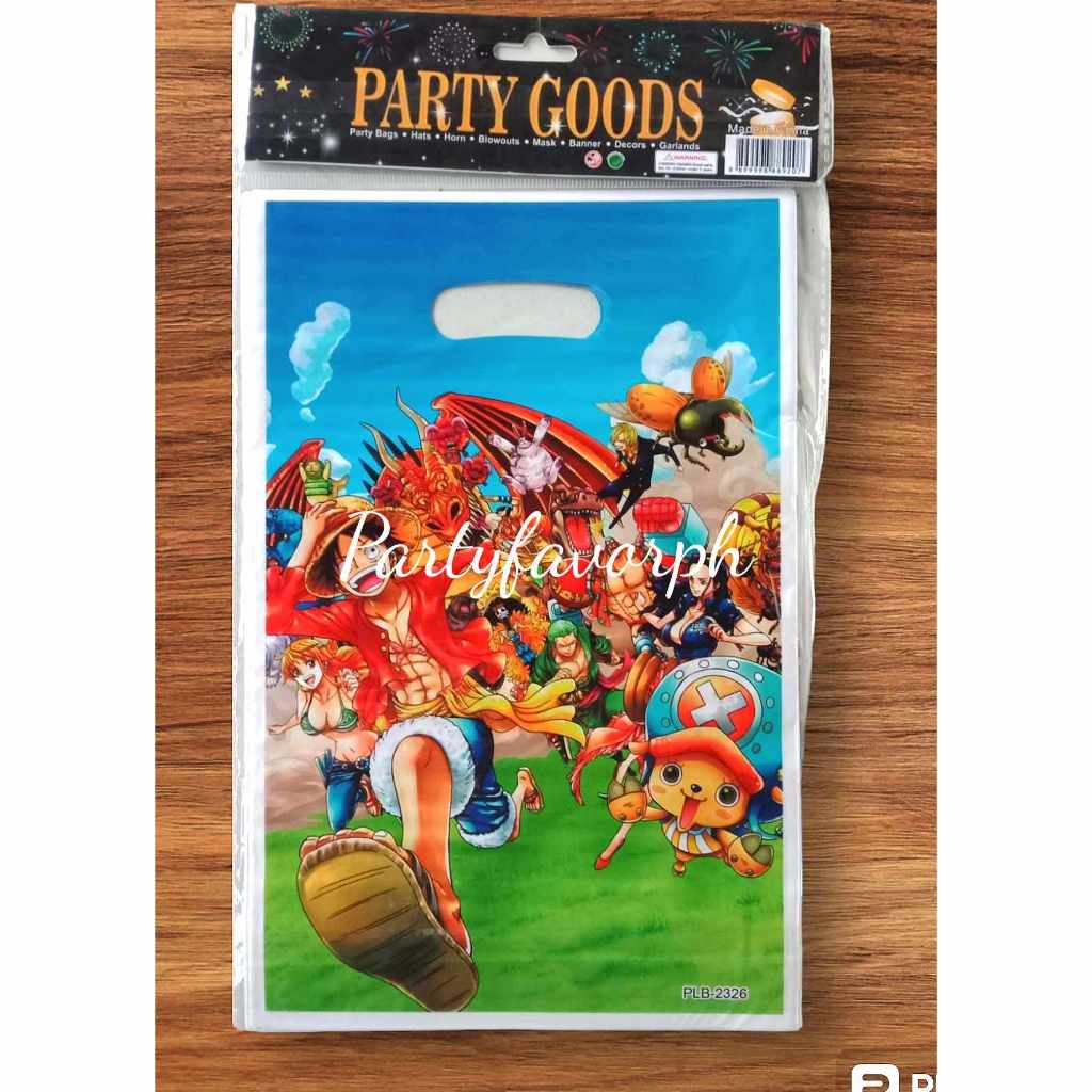 ONE/PIECE/ LUFFY PARTY LOOT BAG 10pcs/ pack for party giveaways ...