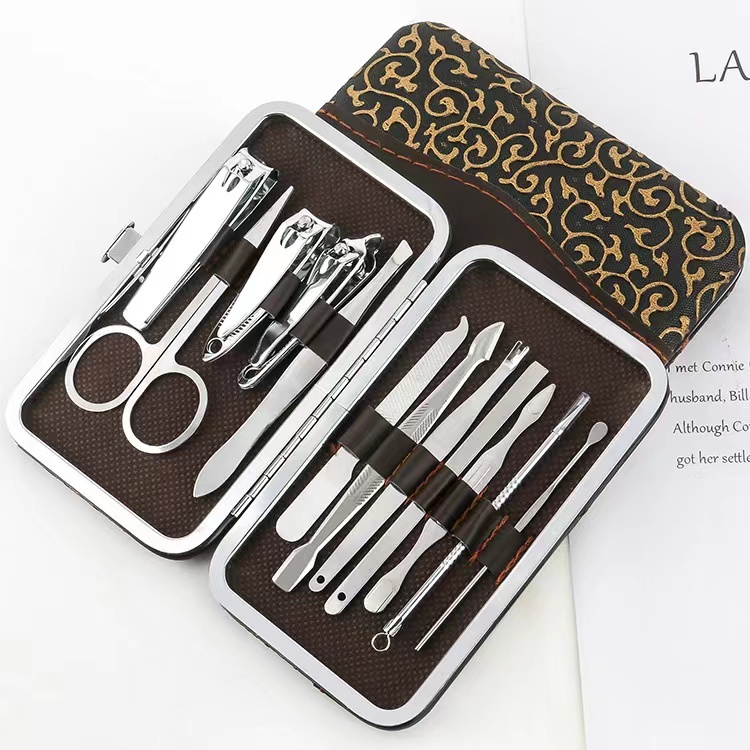 Big sale# 12in1 Manicure Set Nail Clipper Set Stainless | Shopee ...