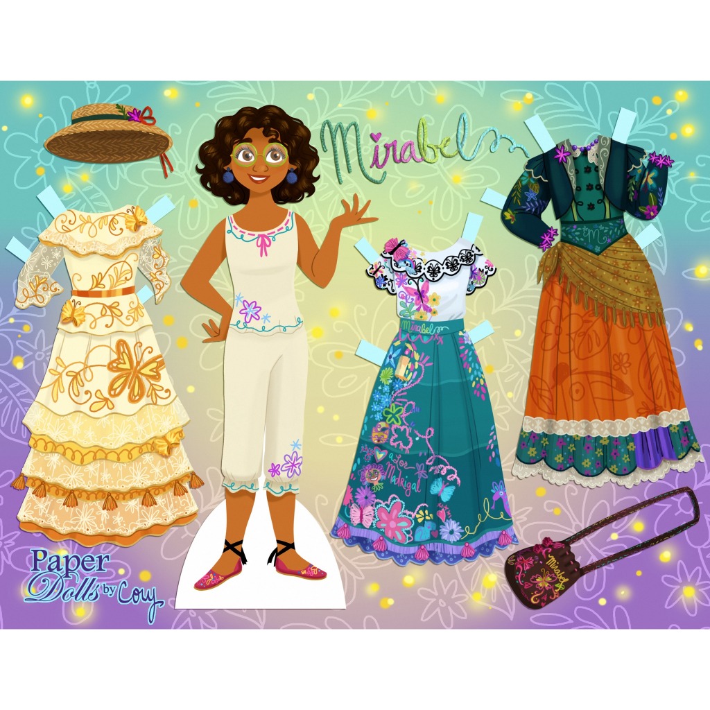ENCANTO PAPER DOLL BY CORY QUALITY PAPER TOY KIDS PERFECT GIFT LOVE ...