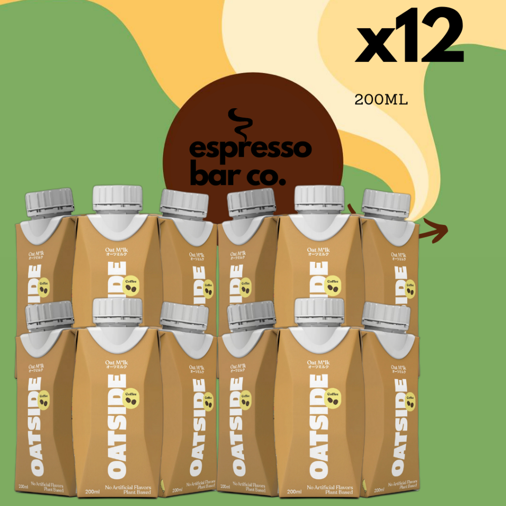 Oatside Coffee Oat Latte Oat Milk Pocket Packs (200ml x12 pcs Pack ...