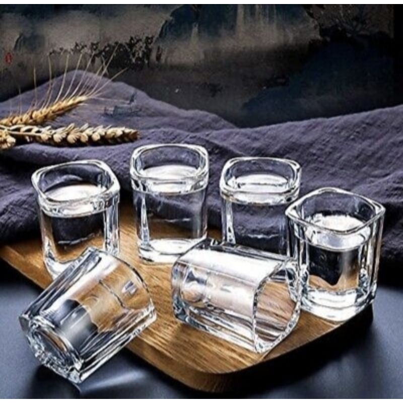 k1) Aesthetic Heavy shot glass for model's | Shopee Philippines