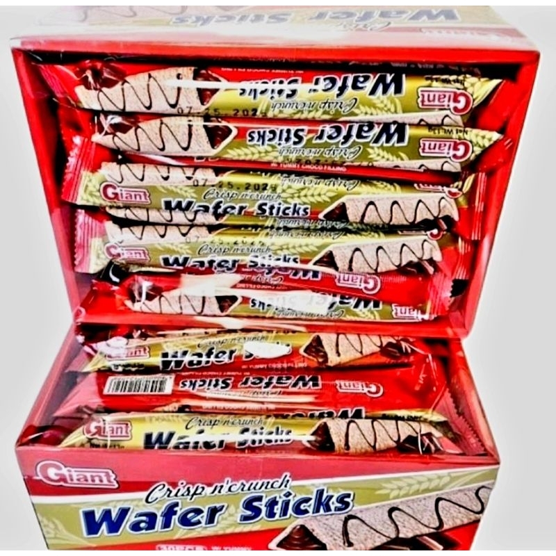 Giant Choco Wafer Sticks !!! 30pcs/Box | Shopee Philippines