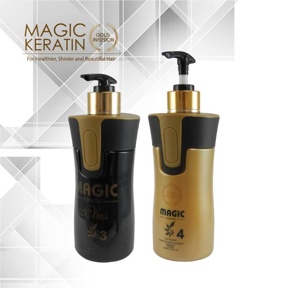 Magic Keratin Plus Shampoo and Conditioner 300ml | Shopee Philippines
