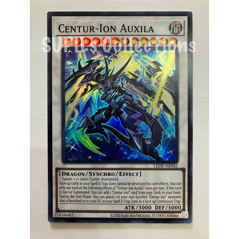 YuGiOh! OCG AE Centur-Ion Auxila LEDE-AE042 (SR) | Shopee Philippines