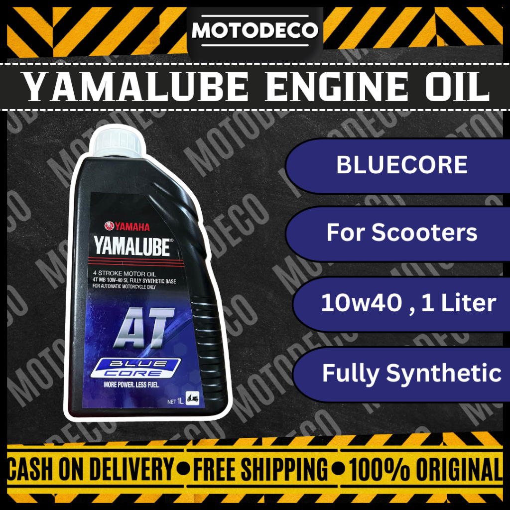 YAMALUBE ENGINE OIL BLUECORE 10W40 1L | Shopee Philippines