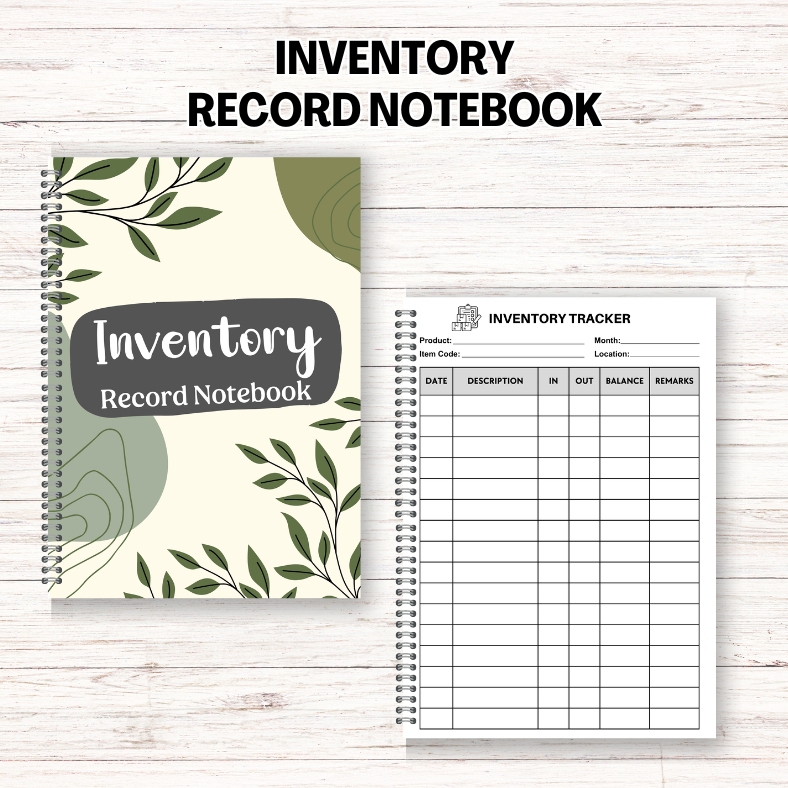 A&J Inventory Tracker Notebook Record Book 70 Pages Wire Bind | Shopee ...