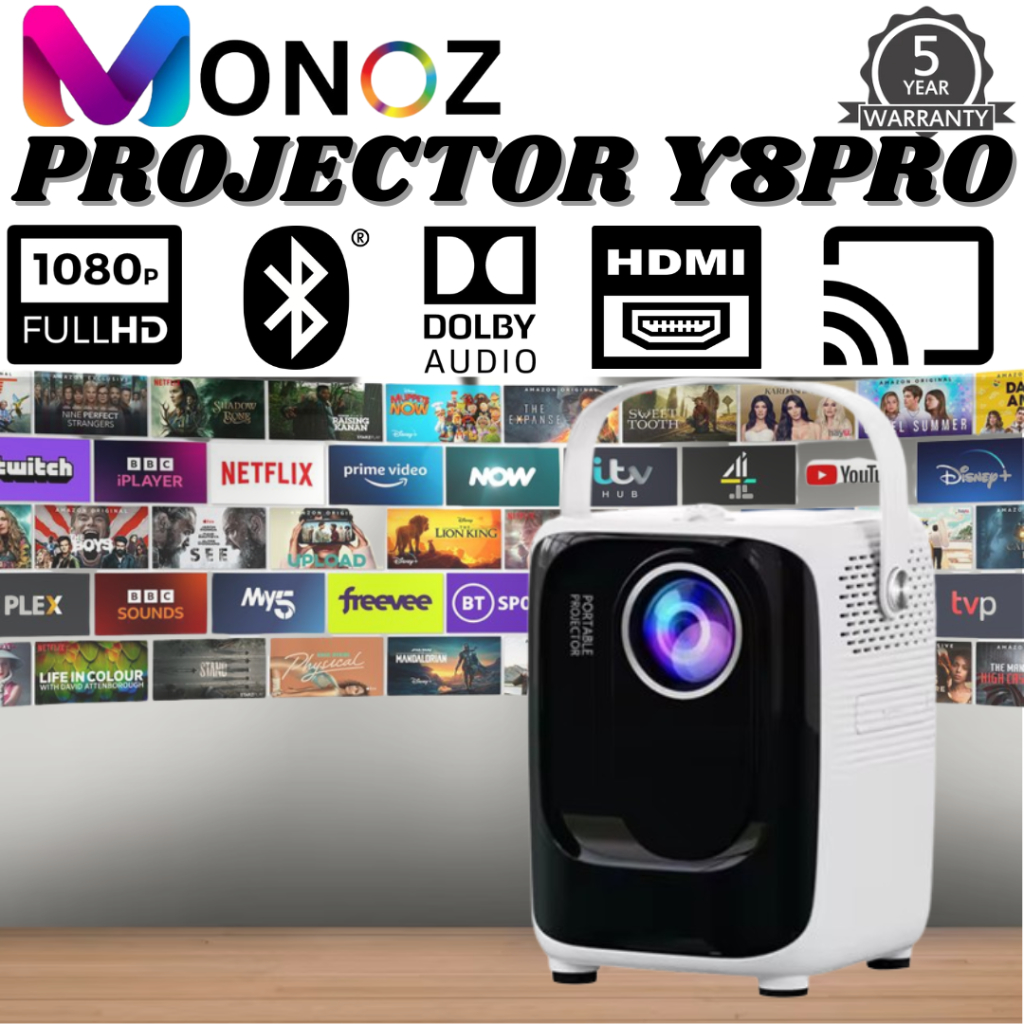 (NEW MODEL)S10 Mini Projector Home Theater Android Smart TV Micro ...
