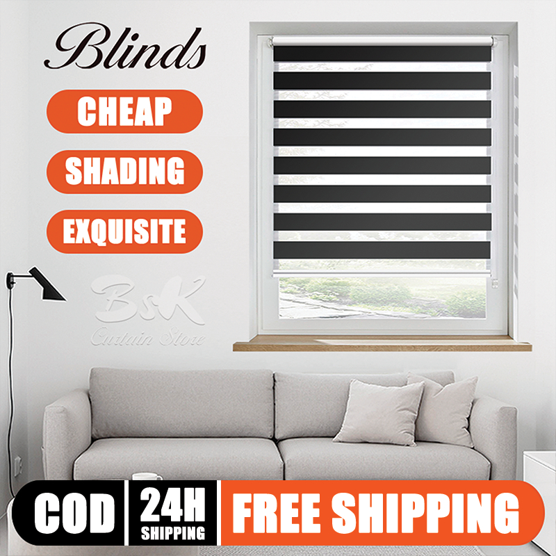 Korean Blinds for Windows 60/80/100/120/140x160cm Venetians Duo Roller ...
