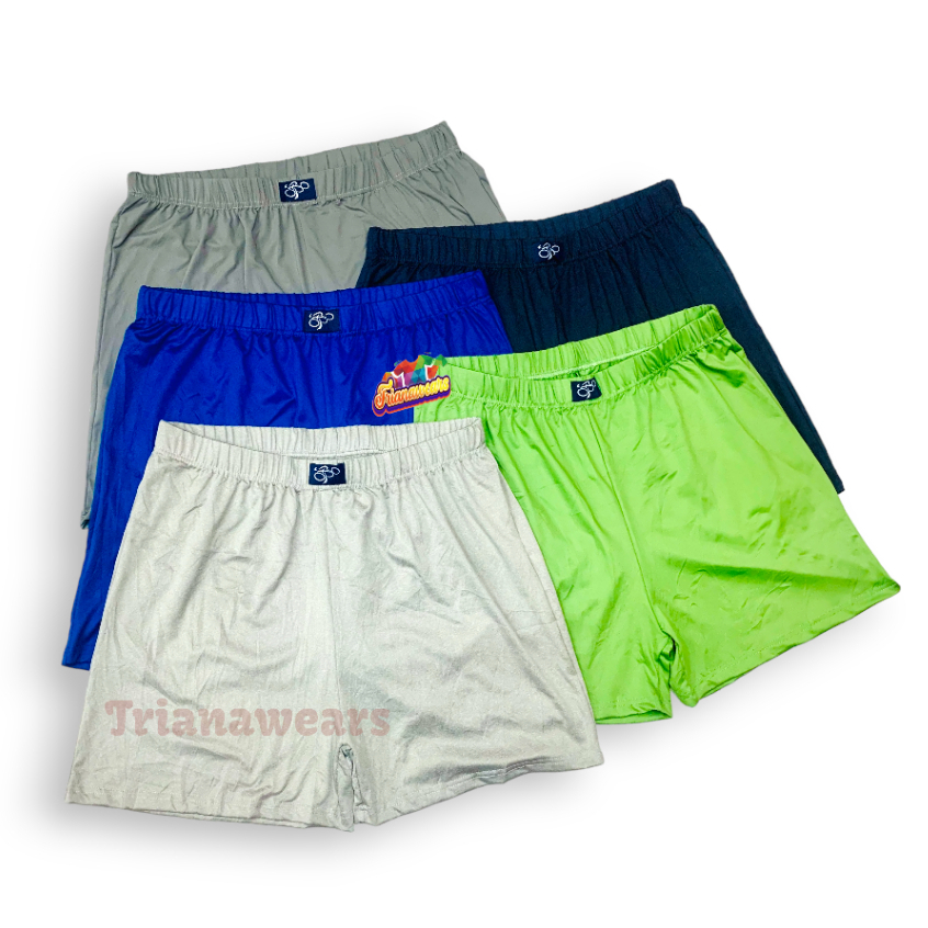 OPO Garterized Short Boxer Plain Boxers Shorts Pangbahay Spandex ...
