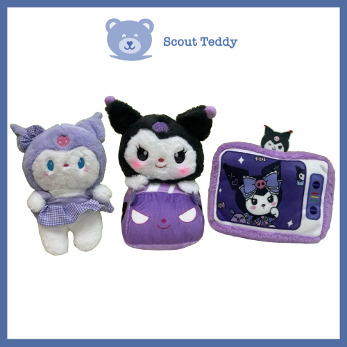Cute Kuromi Stuffed Toy- 20cm; Sanrio, Plushie, My Melody, Hello Kitty ...