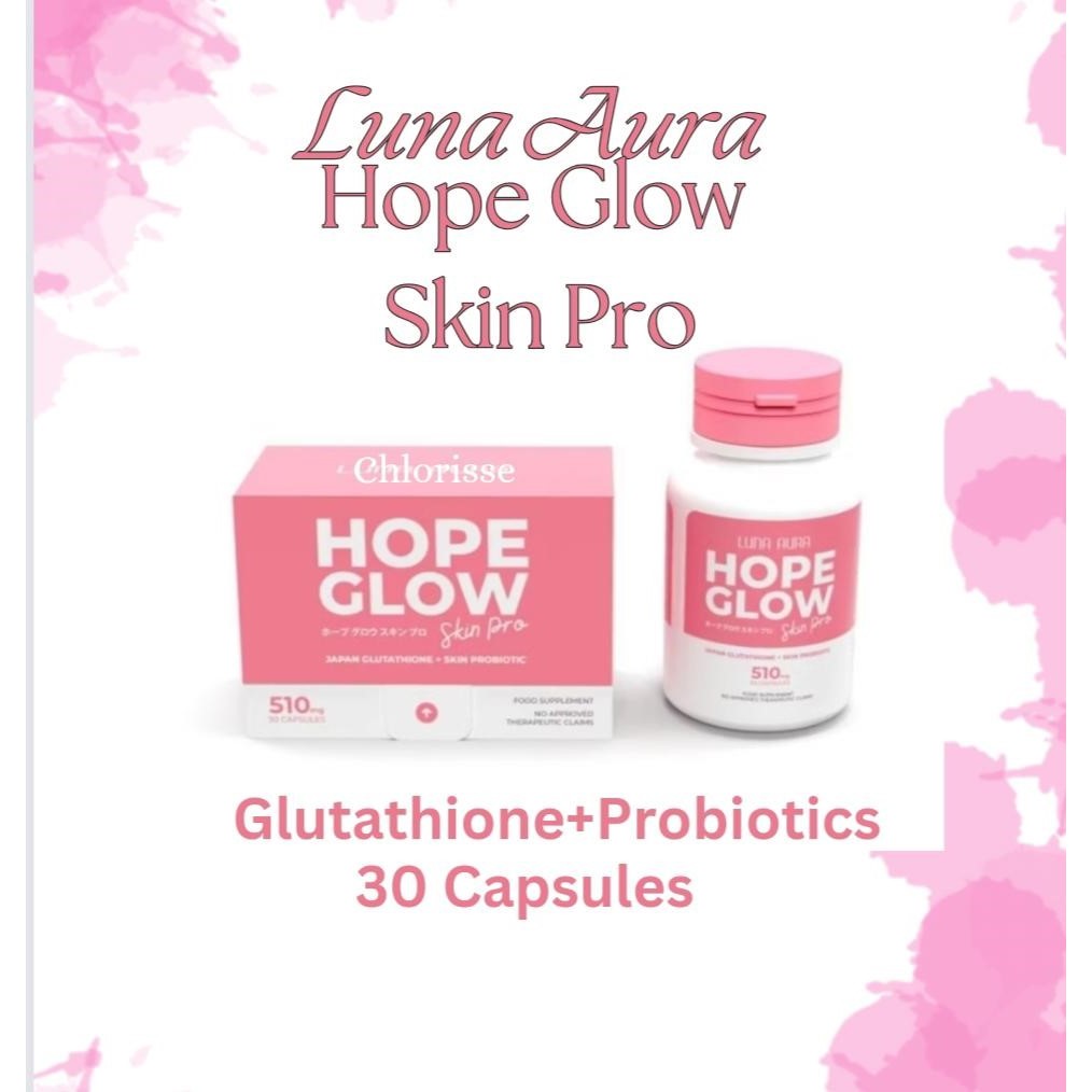 Luna Aura Hope Glow Skin Pro Japan Glutathione and Probiotic for better ...