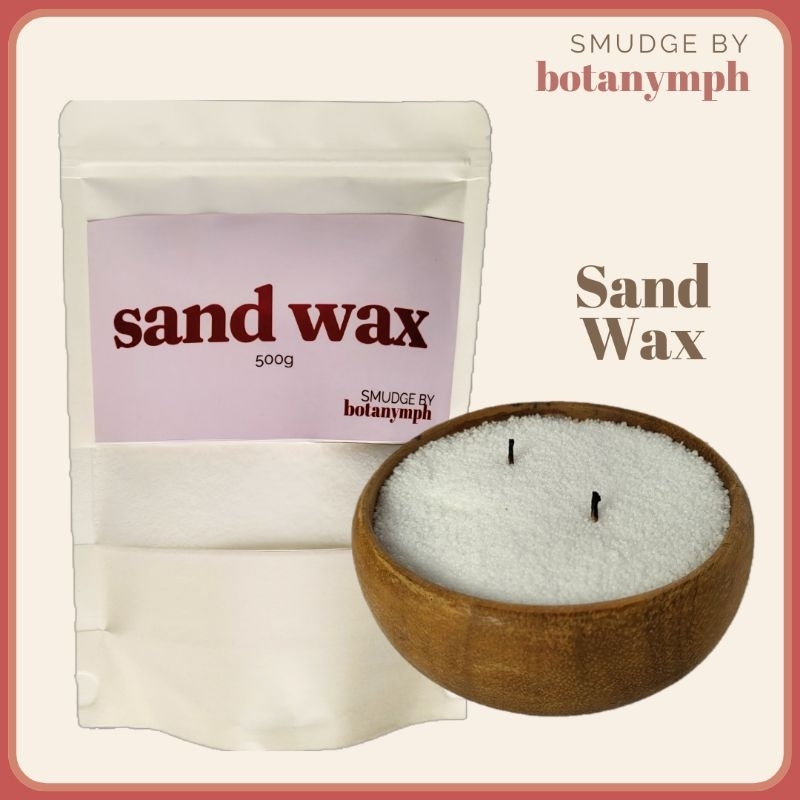 Sand Wax Candle Pearl Wax Black White 80g, 300g, 500g, 1kg | Shopee ...