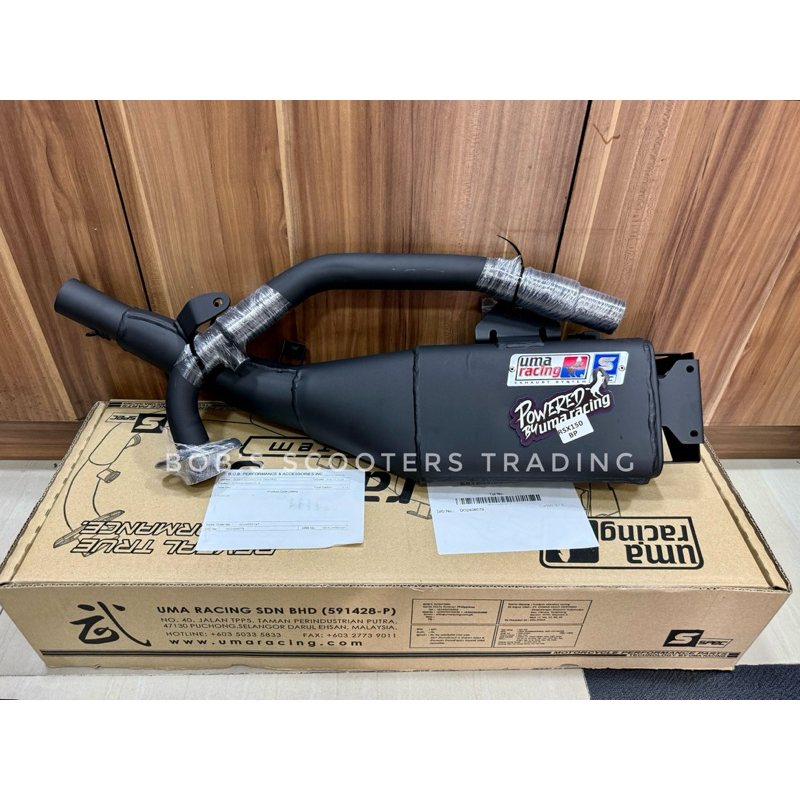 UMA Racing Back Pressure Exhaust Muffler Pipe RS150/ Winner X | Shopee ...
