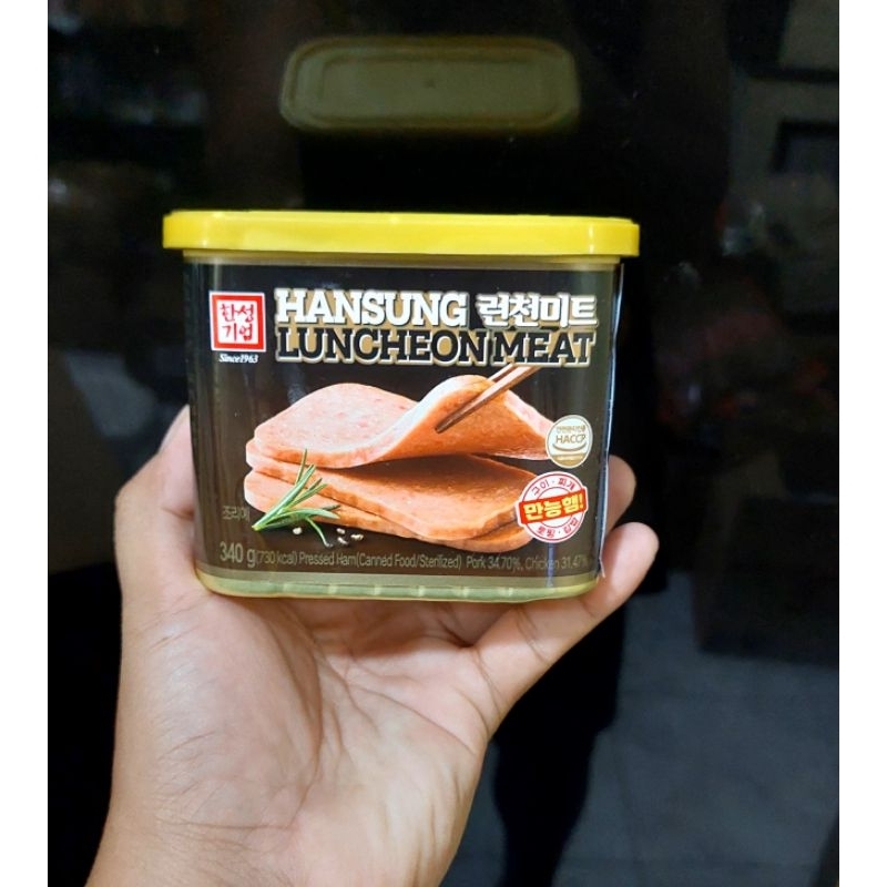 Korean Luncheon Meat Hansung / Lotte / Dongwon 340gm | Shopee Philippines