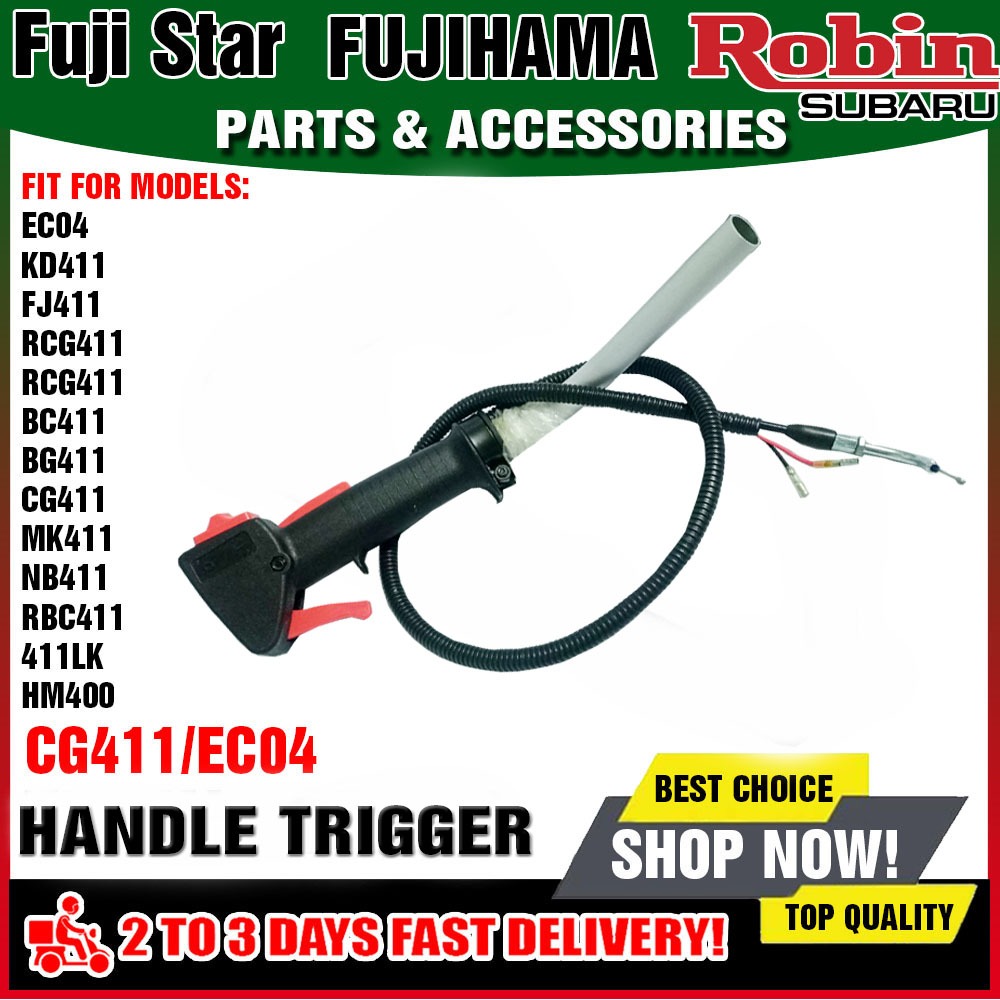 Brush Cutter Handle Trigger Grass Cutter 2 Stroke CG411 FJ411 Fujihama ...