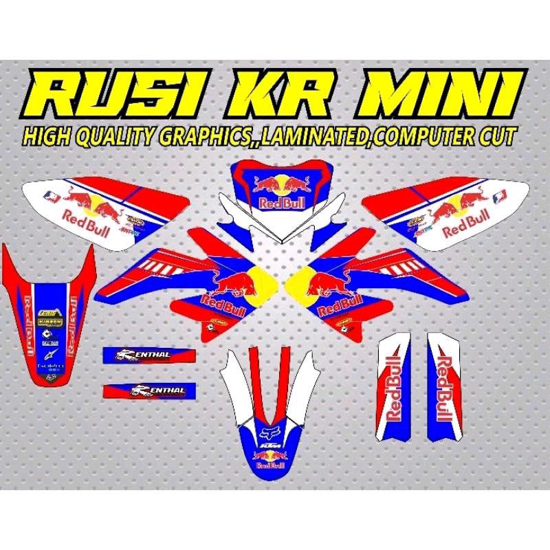 Rusi KR Mini Max decals stickers, laminated | Shopee Philippines