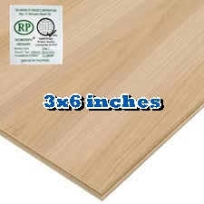 3x6 INCHES ordinary / marine plywood / plyboard replacement board for ...