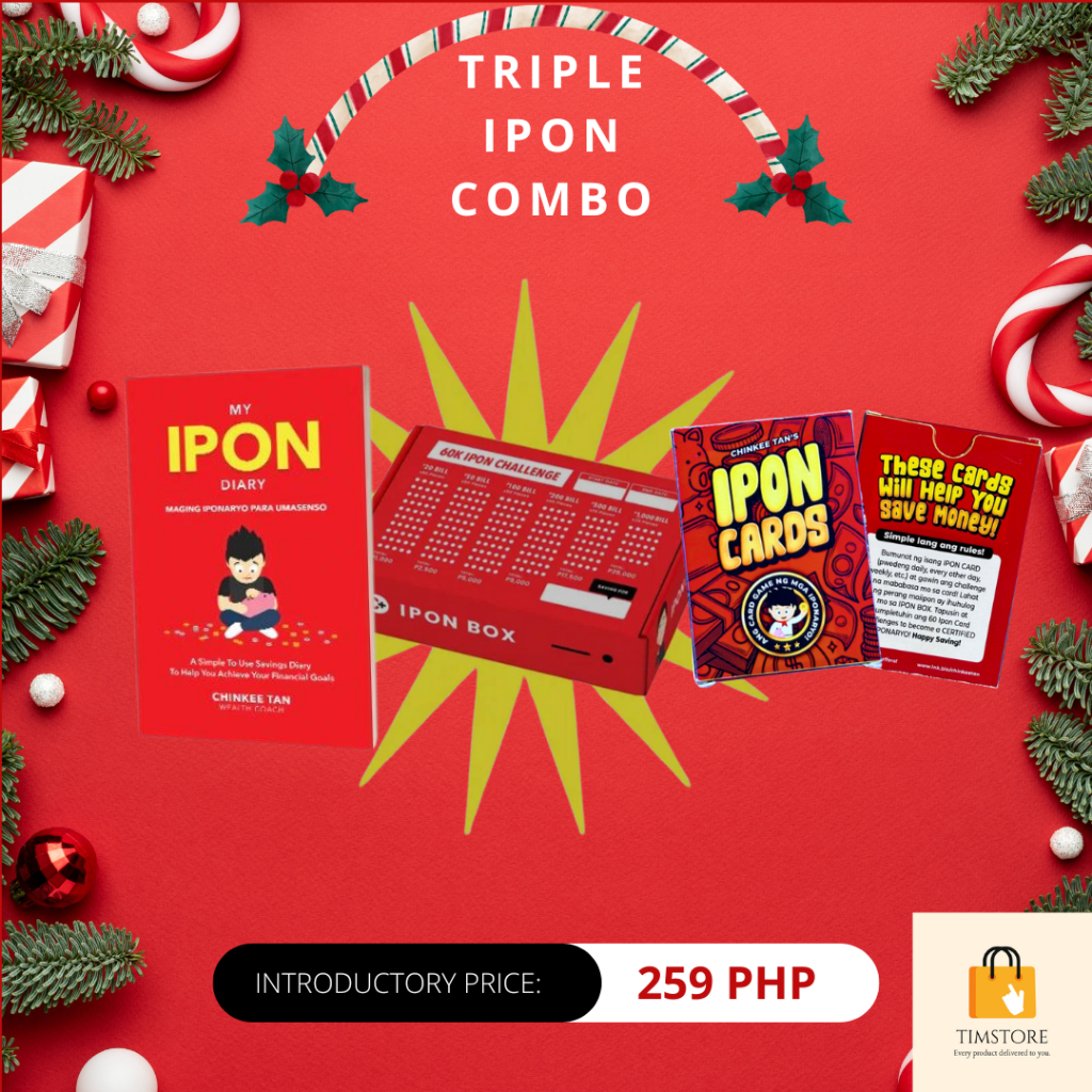 Chinkee Tan IPON Diary IPON Box IPON Cards (Triple Ipon Combo) Best-selling, Fast Shipping ...
