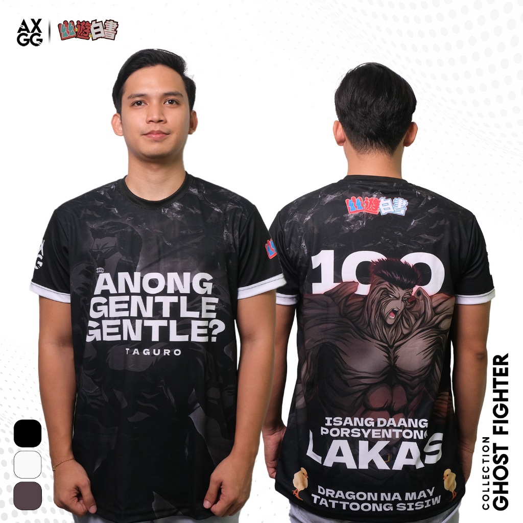AXGG"Ghost Fighter - Taguro" Anime T-Shirt | Shopee Philippines