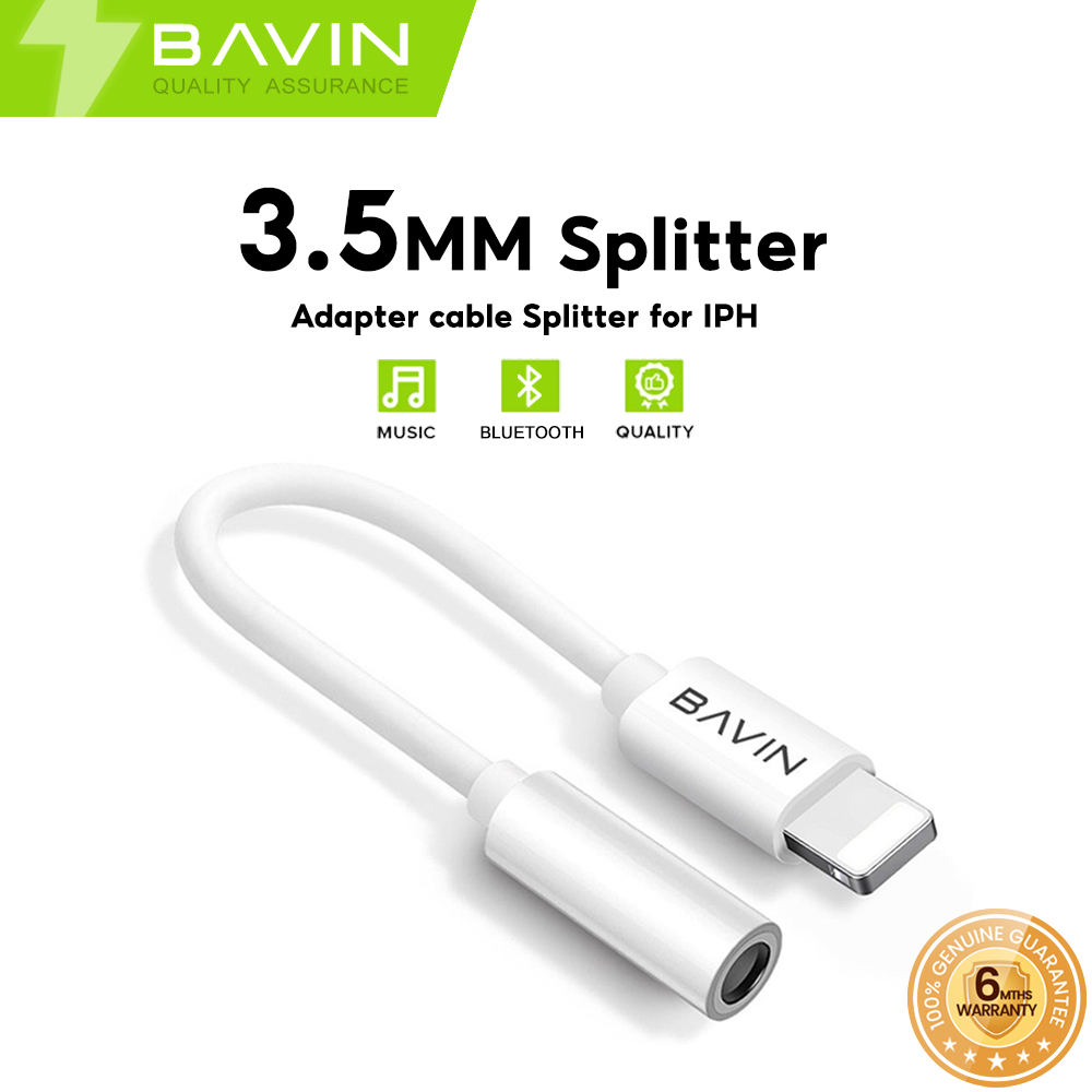 BAVIN AUX19 Splitter Adapter Cable Clear Sound Quality Supports Voice ...