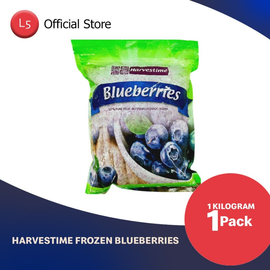 Harvestime Frozen Blueberry 1 Kg | Shopee Philippines