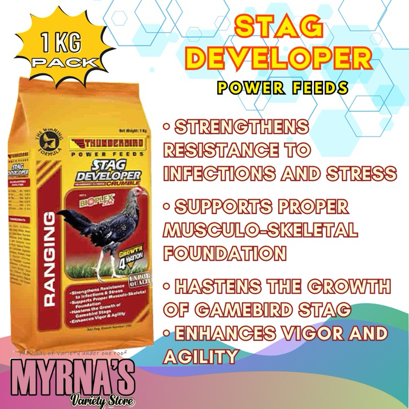 Thunderbird Stag Developer Crumble - 1KG Pack | Shopee Philippines