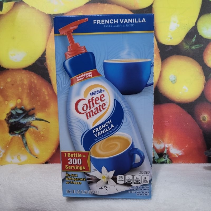 Nestle Coffee Mate French Vanilla Pump 1.5Liters | Shopee Philippines